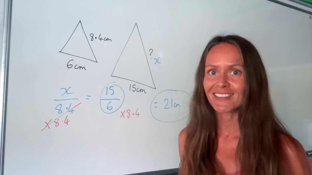 The Maths Prof: Similar Shapes EXAM QUESTIONS - YouTube