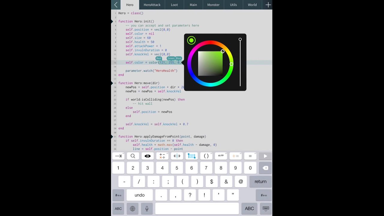 Codea App Preview - YouTube