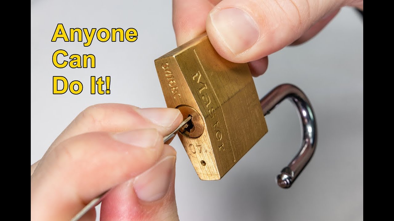  275 Master Lock 140D How To Open Any In Seconds YouTube