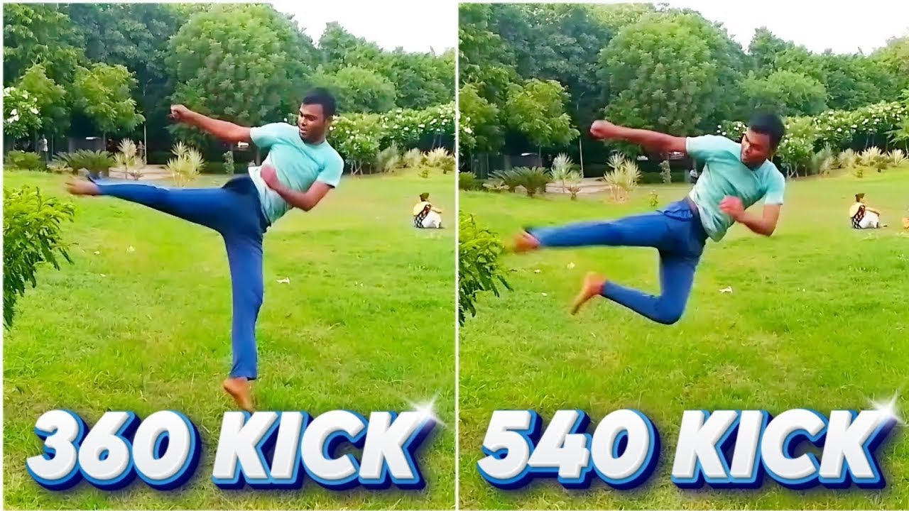 👟💫 360 KICK and 540 KICK | Martial arts 🔥 - YouTube