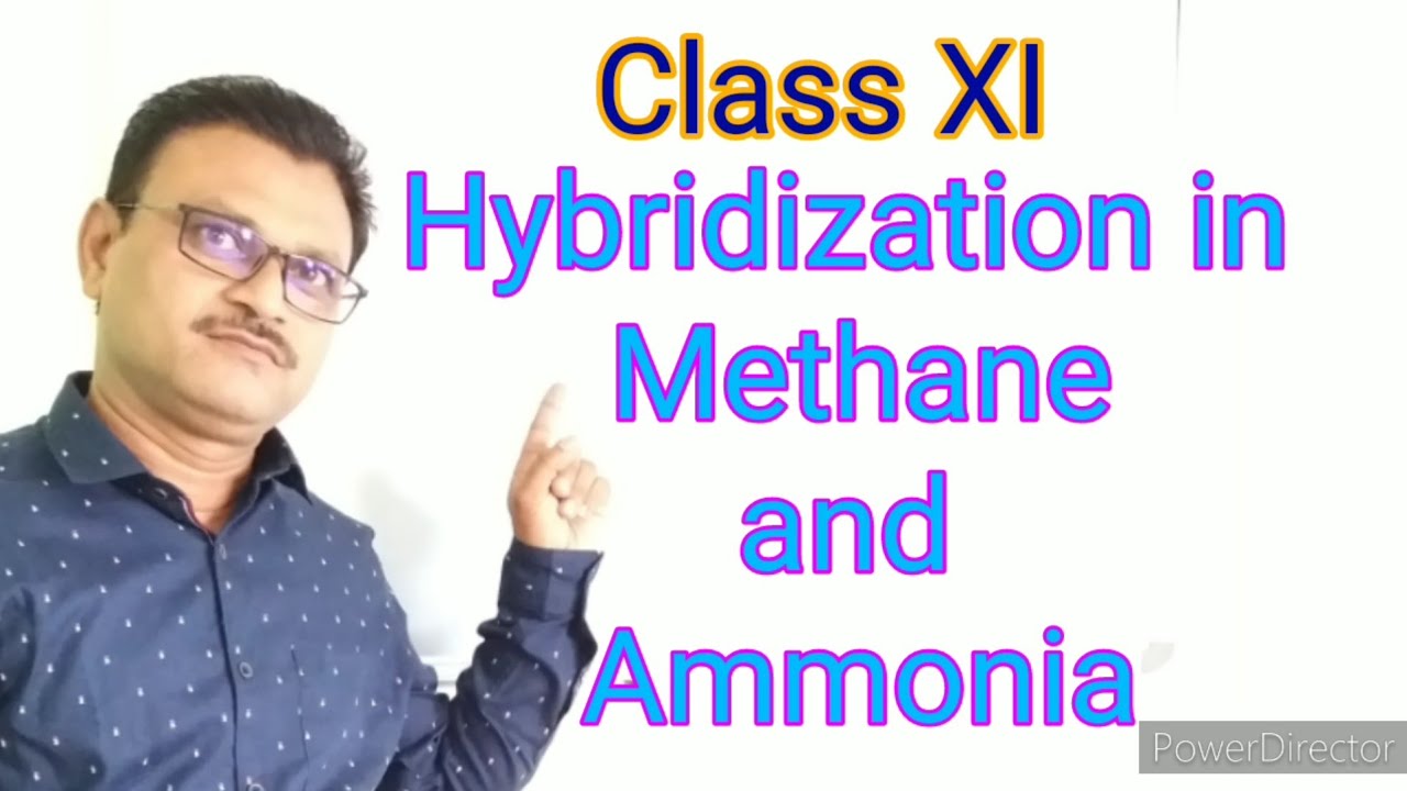 Class XI, sp3 Hybridization in Methane and Ammonia, Helps JEE and NEET ...
