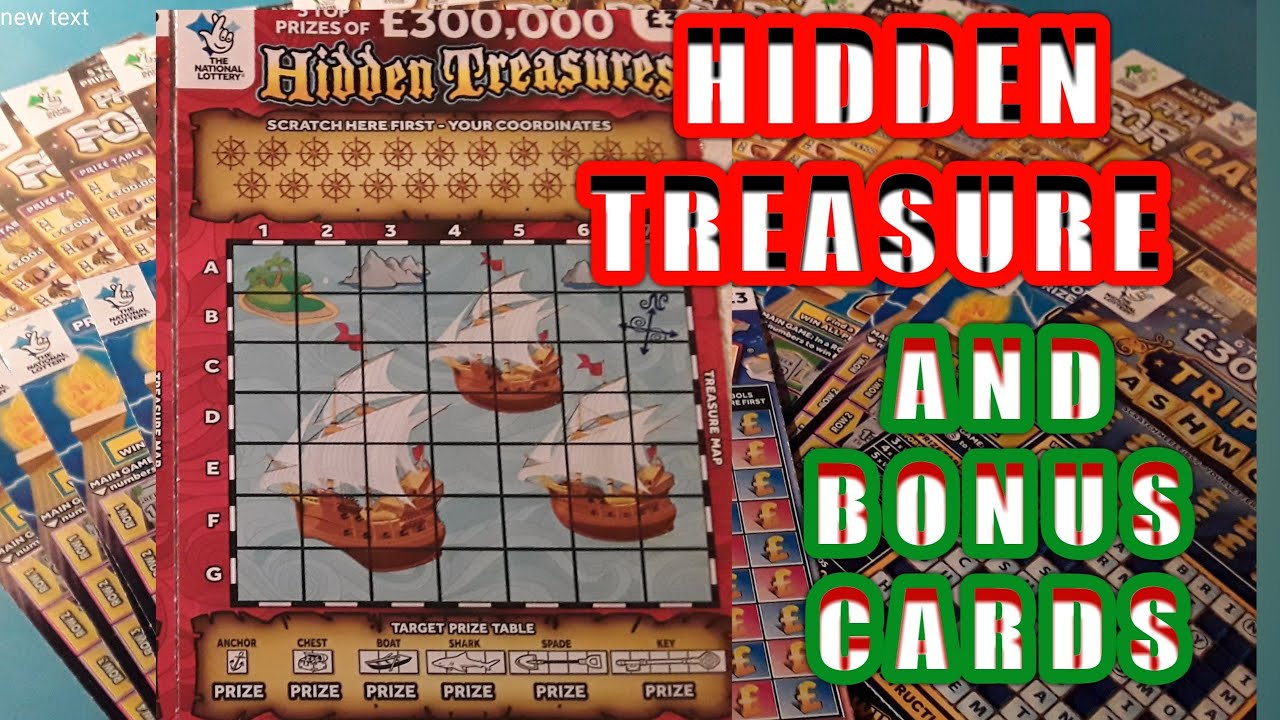 .HIDDEN TREASURE...Scratchcard..and Bonus Scratchcard...on our..One ...