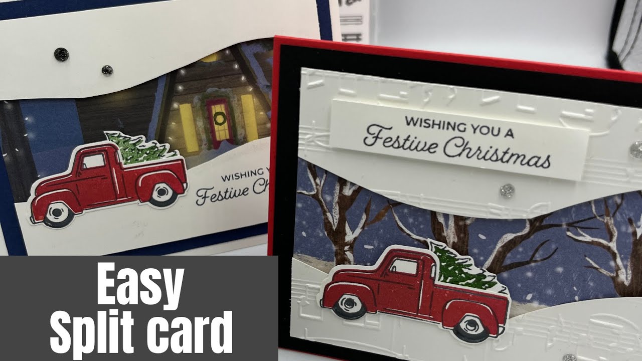 Quick and Easy Split card! - YouTube