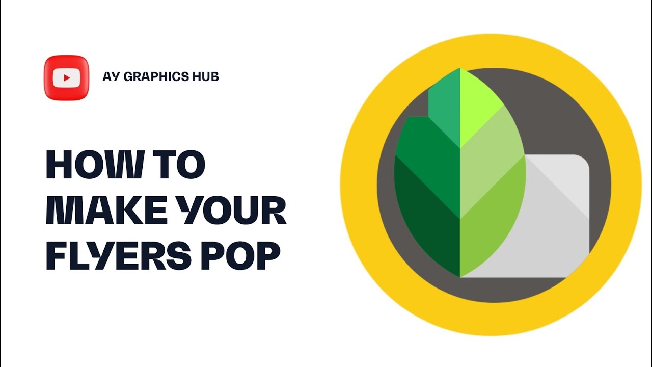 HOW TO MAKE YOUR FLYERS POP - YouTube