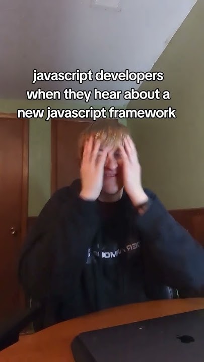 javascript developers are so annoying 🙄😉 - YouTube