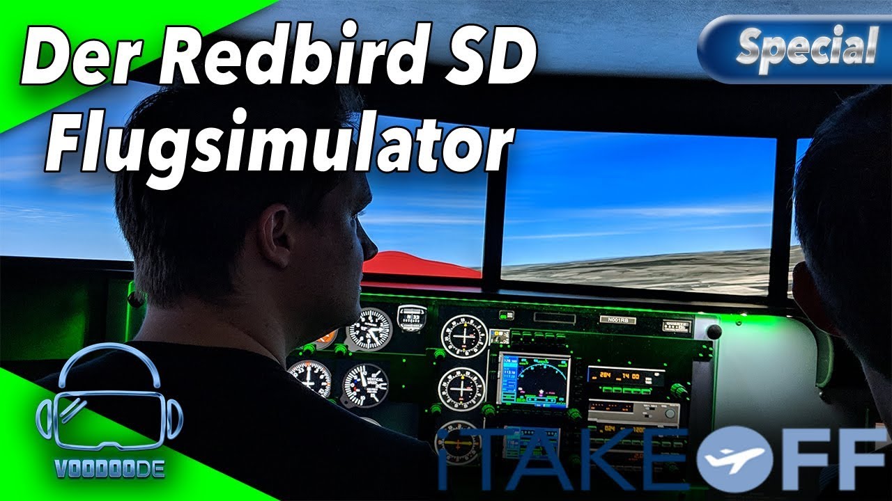 Wir fliegen eine Cessna im Redbird SD Flugsimulator! iTAKEOFF - Das ...