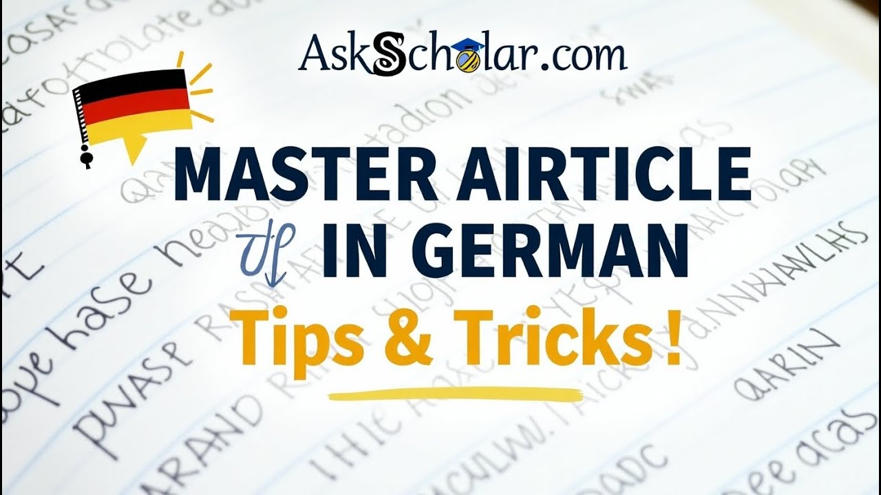 Easier Way to Remember German Articles| der die das | Rules for ...