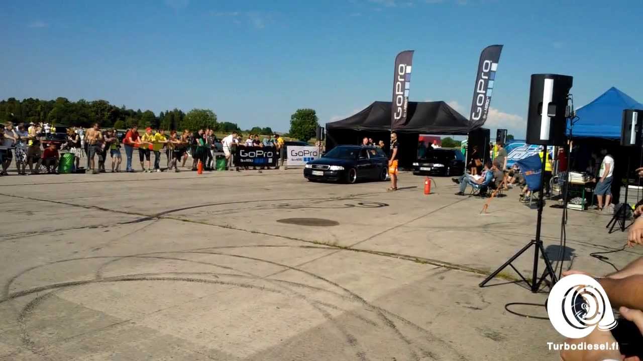 A4 2.5TDI @ OMC 2013, Kiltsi 227km/h - YouTube