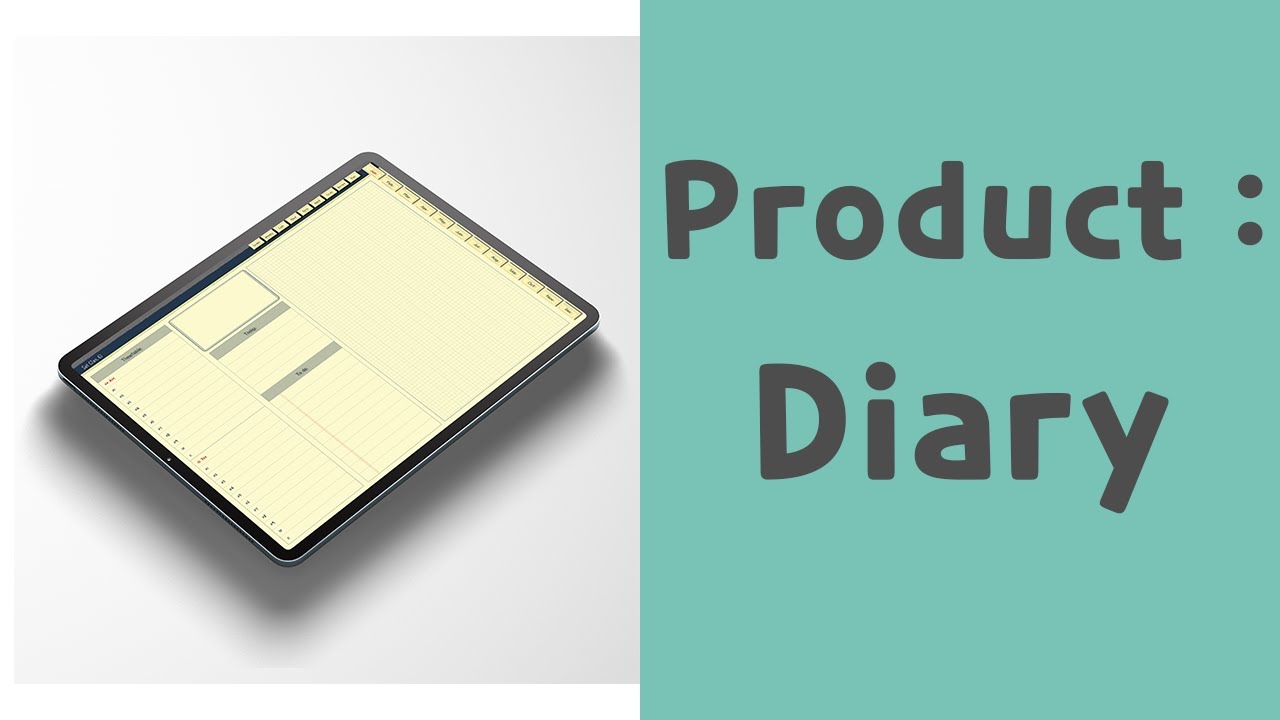[Eng] Product : Ipad and galaxy tab Diary - YouTube