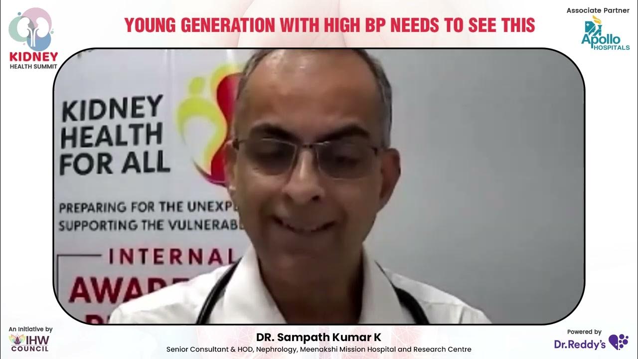 Dr Sampath Kumar, Senior Consultant & HOD, Nephrology, Meenakshi Mission Hospital @ # ...