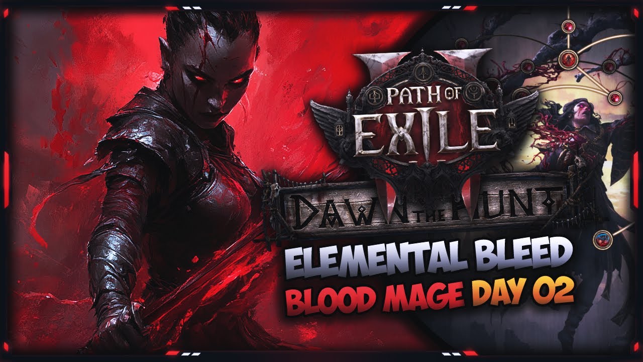 [PATH OF EXILE 2] – ELEMENTAL BLEED X-BOW BLOOD MAGE – DAY 02! - YouTube