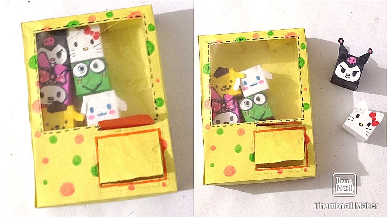 ORIGAMI TOY | How to make paper toy machine | origami machine | cute ...