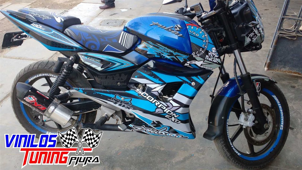 Pulsar 180 - 02 Vinilos Tuning - YouTube