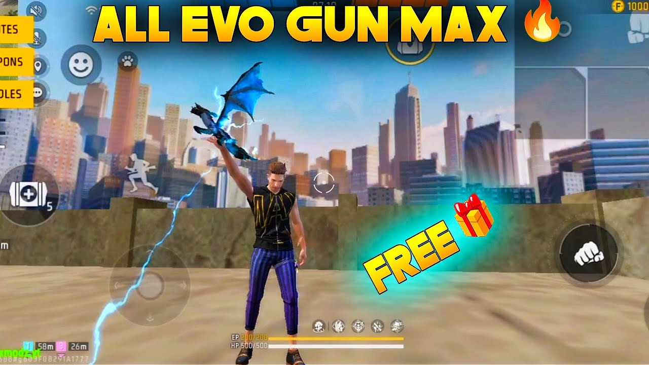 Free Fire All Evo Max Emote 😱 || Claim All Evo Gun In Free Fire 😱🔥 ...