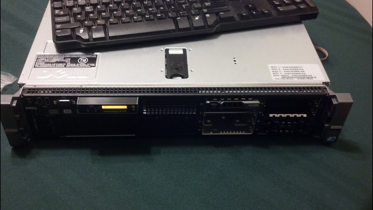 Dell PowerEdge R710 (1/25/15) - YouTube