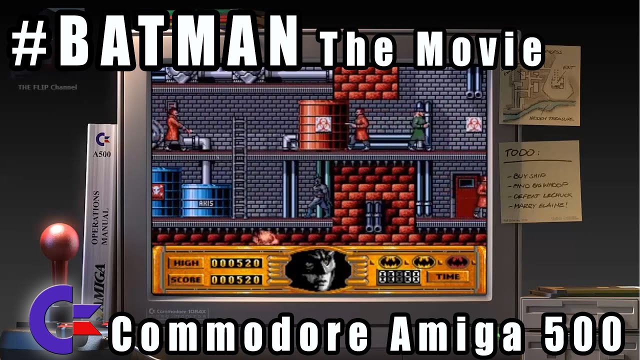 Batman The Movie - Commodore Amiga 500 Gameplay Demo - YouTube