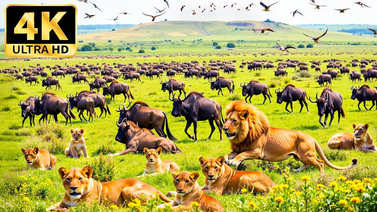 African Safari in 4K: Most Amazing Animal Encounters with Relaxing ...