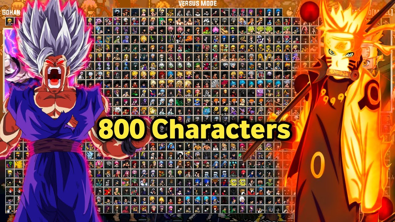Tower's Compilation Mugen 800 Characters Game Offline - YouTube