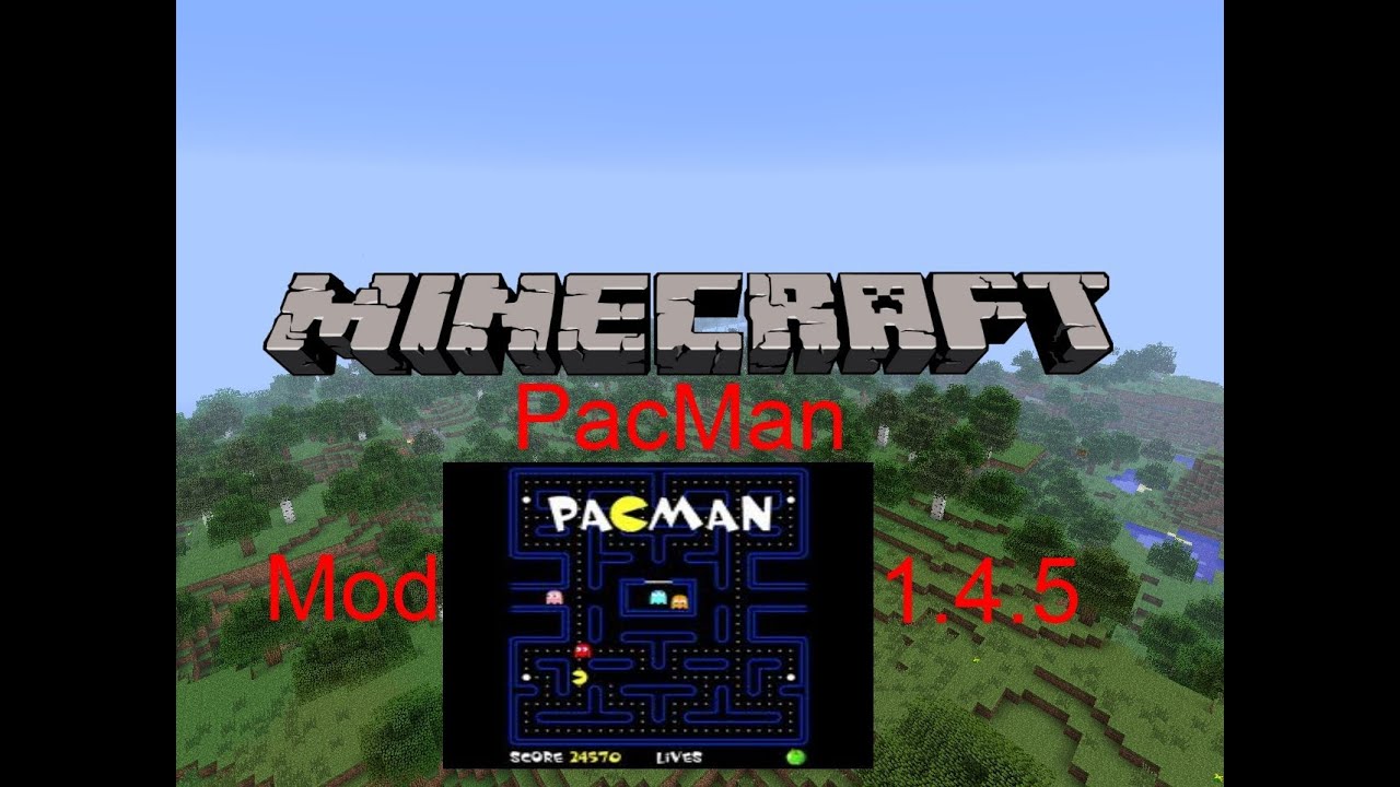 Minecraft Mod: PacMan! [1.4.5] [Episode 50] - YouTube