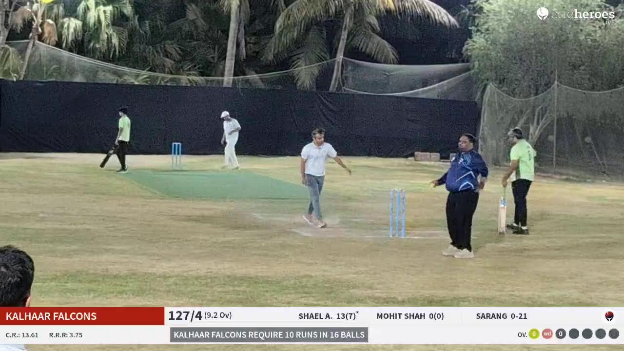 KALHAAR CHALLENGERS vs KALHAAR FALCONS Live Cricket Match | KALHAR ...