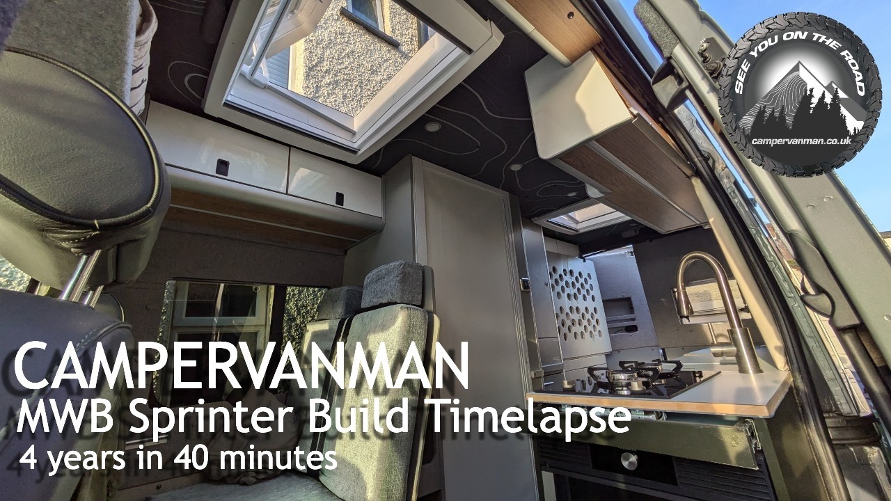 Bolt the MWB Mercedes Sprinter Camper Build - 4 years in 44 minutes # ...