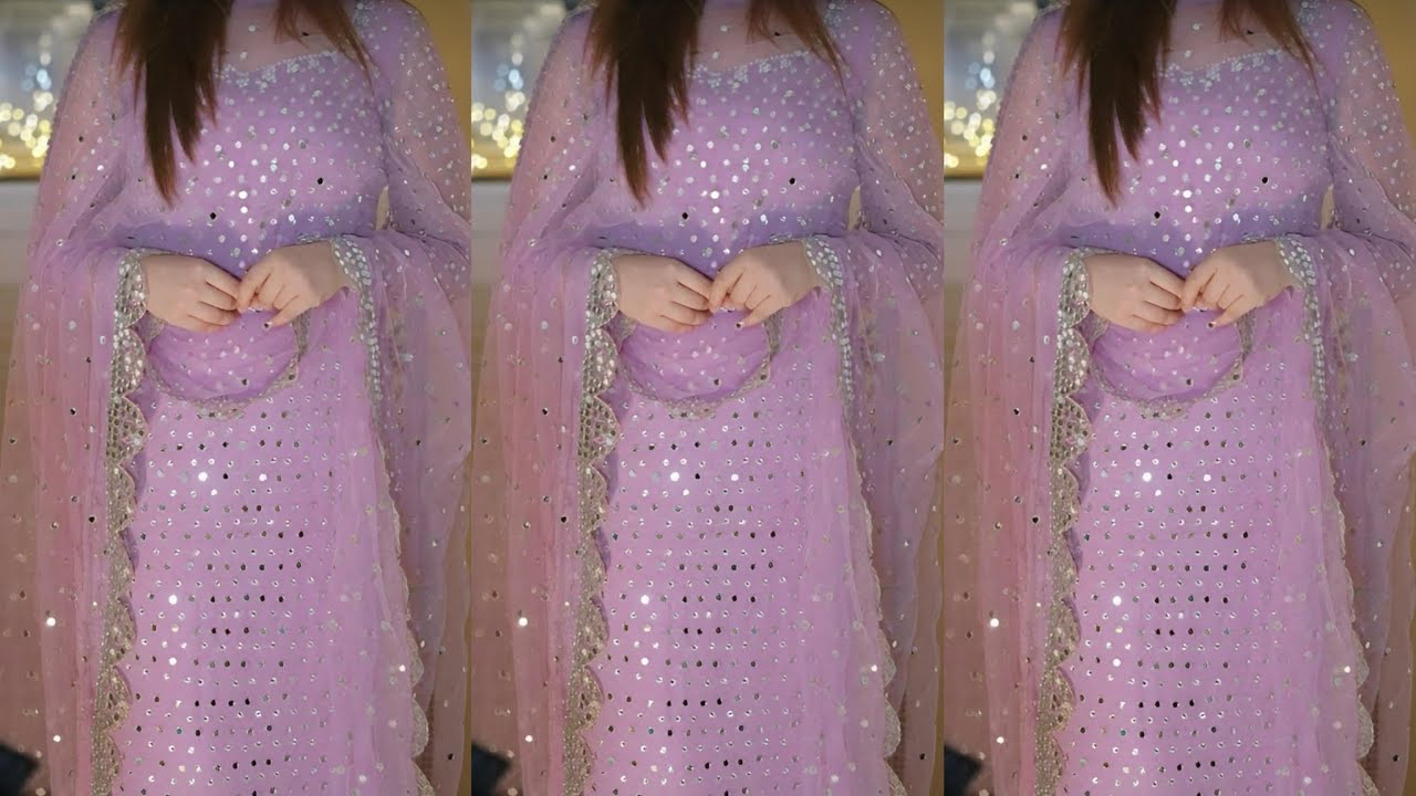 Beautiful Mirror Work Suit Designs || Stylish Party Wear Suit Design ...