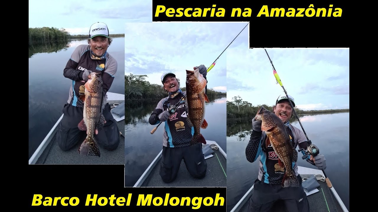 Pescaria no Rio Cuiuni - Barco Hotel Molongoh - Amazônia - YouTube