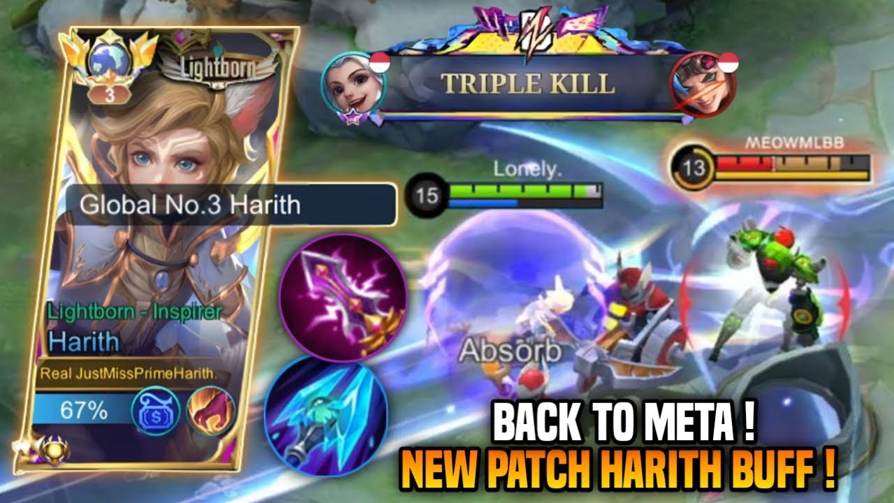 NEXT PATCH HARITH BUFF ! SIAP KEMBALI KE META REVAMP PASIF ! HARITH ...