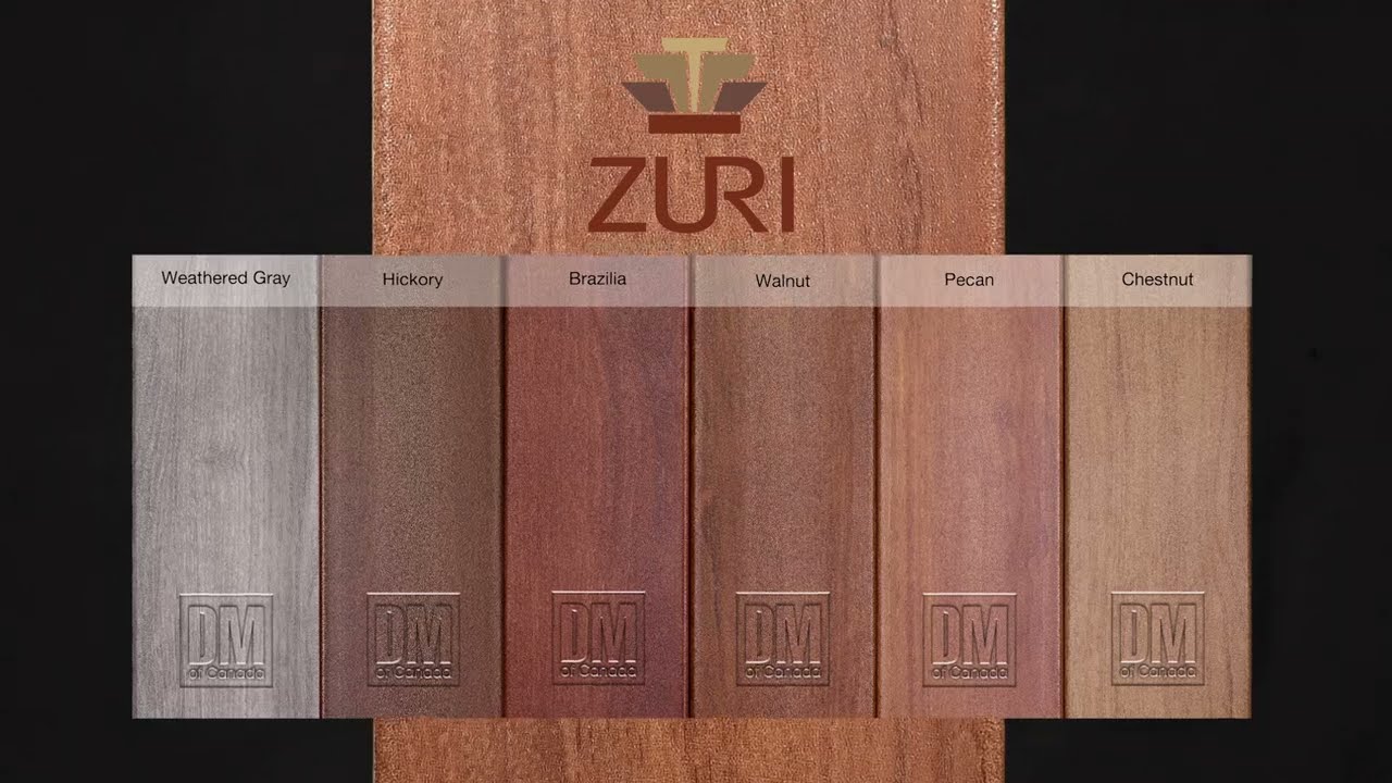 Zuri Deck Board Details, Pecan - Deck Masters of Canada - YouTube