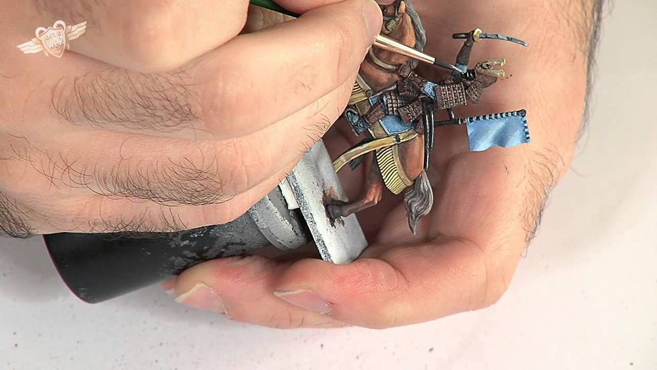 Painting Samurai Cavalry from Wargames Factory... Part 4 - YouTube