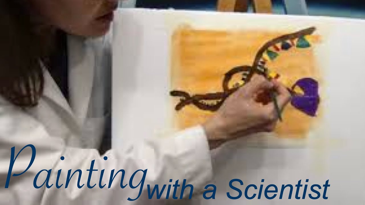 Painting with a scientist - DNA! - YouTube