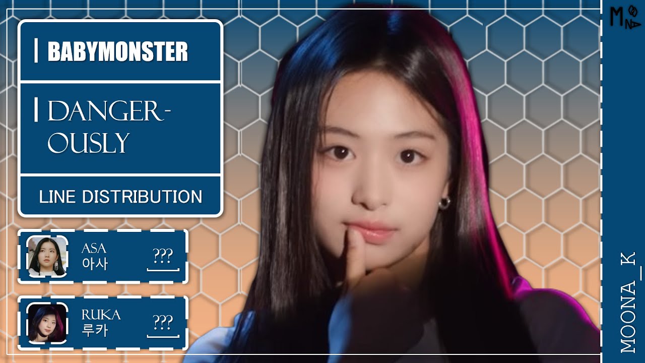 BABYMONSTER (Ahyeon) | Dangerously | Line Distribution + Lyrics - YouTube
