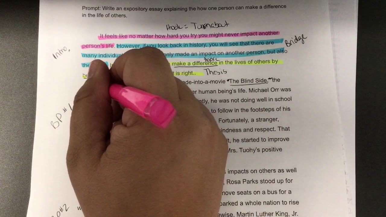 Highlighting Body Paragraphs - YouTube