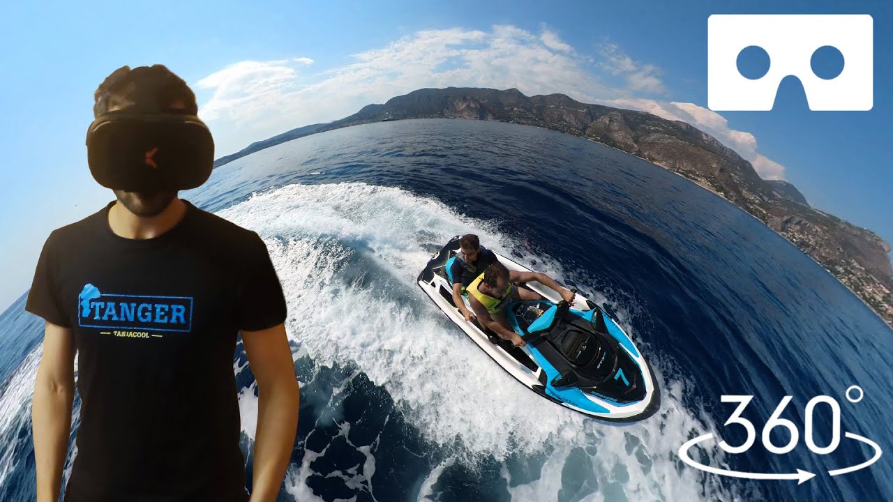 VR 360 : Jet ski près de Monaco - YouTube
