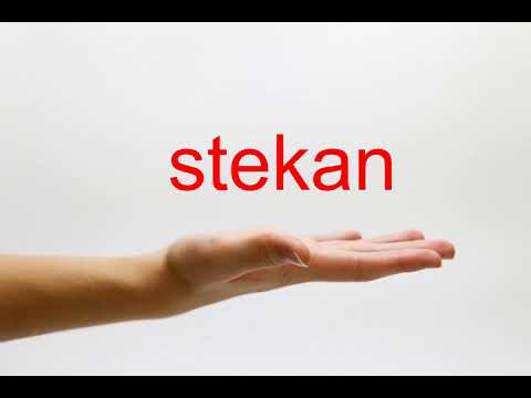 How to Pronounce stekan - American English