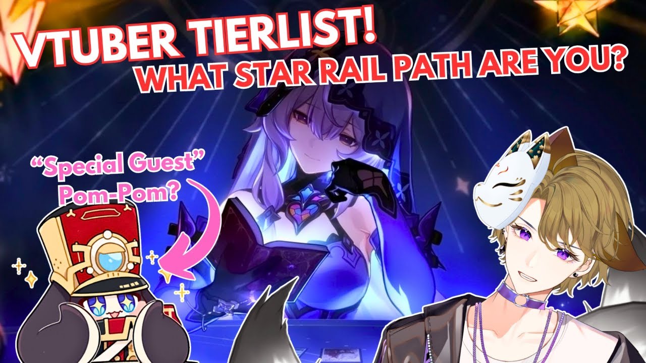A Very Honkai Friday! Star Rail Themed Review Stream Over 50 Vtubers ...