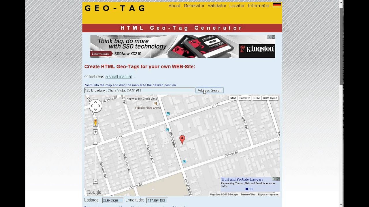 WordPress - Adding a Geo-Tag - YouTube