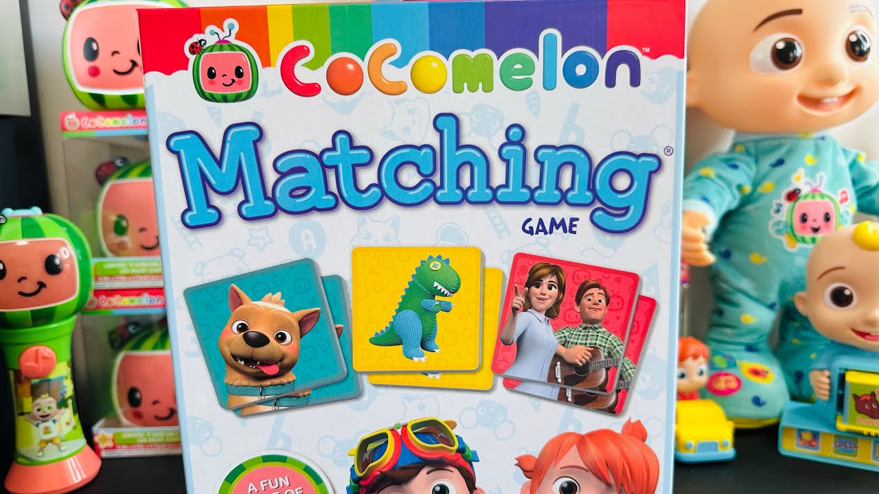 Unboxing Cocomelon MATCHING GAME CARD - YouTube