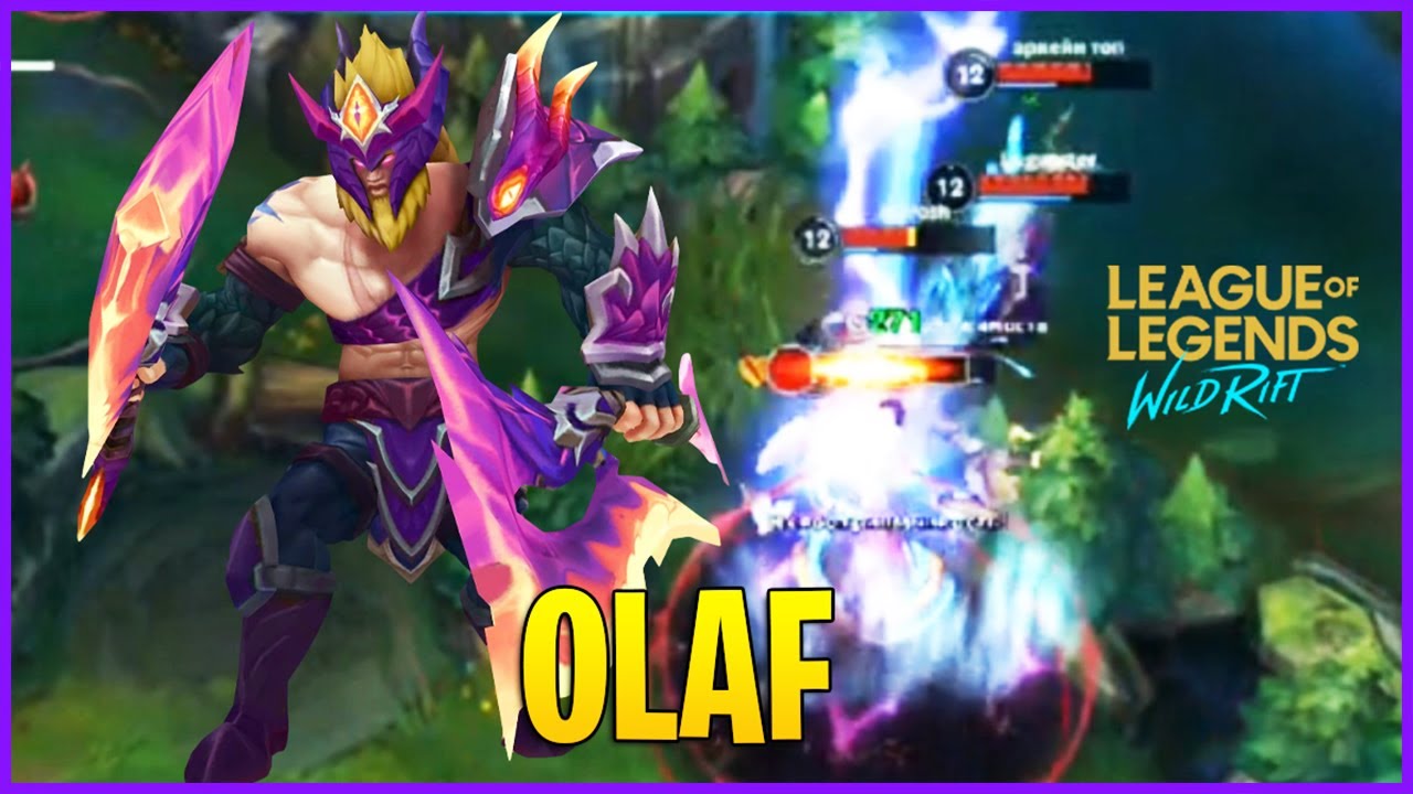 Wild Rift OLAF Montage - Best OLAF Plays | LoL Wild Rift Montage - YouTube