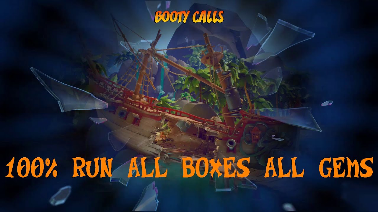 Booty Calls 100% Run All Boxes All Gems - YouTube