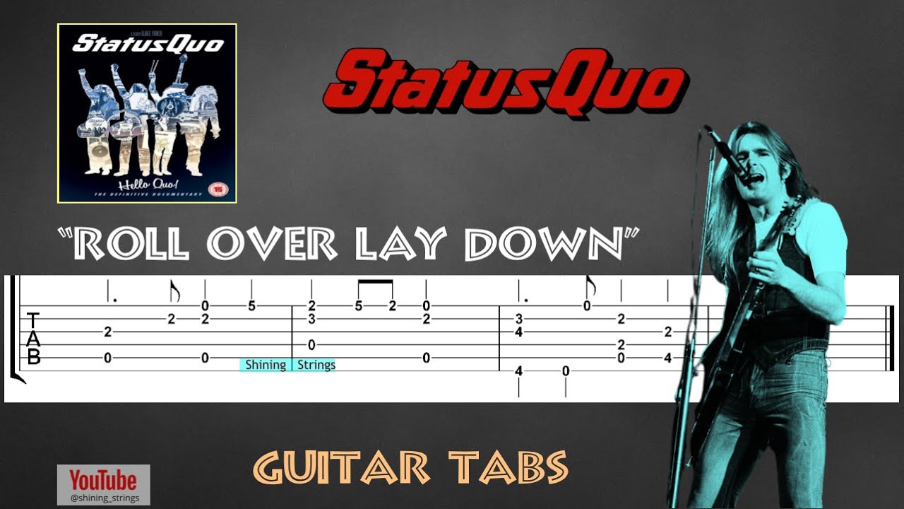 STATUS QUO - Roll Over, Lay Down - Guitar Tab | Lesson | Cover ...
