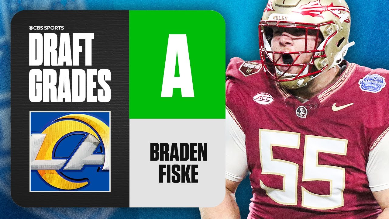 2024 NFL Draft Grades: Rams select Braden Fiske No. 39 Overall | CBS ...