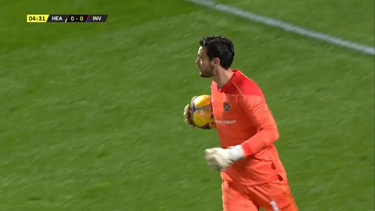 Craig Gordon with a magnificent save for Hearts v Inverness - YouTube