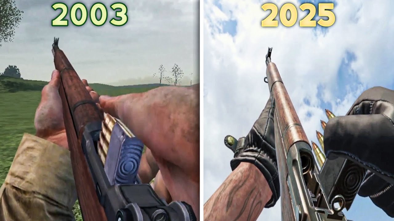 Every M1 Garand Reloading Pings In Call Of Duty Games (2003-2025) - YouTube