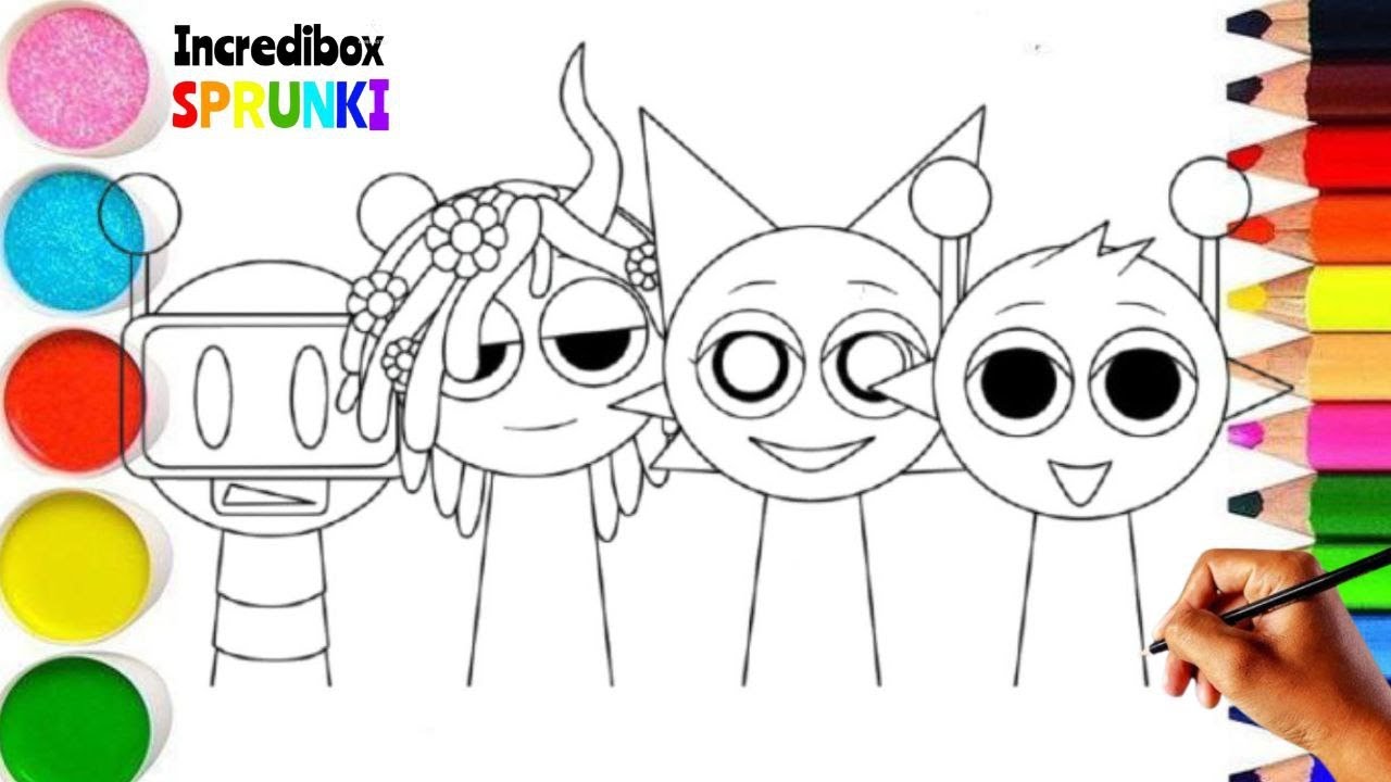 Incredibox Sprunki Coloring Pages / How to Color Original Version ...