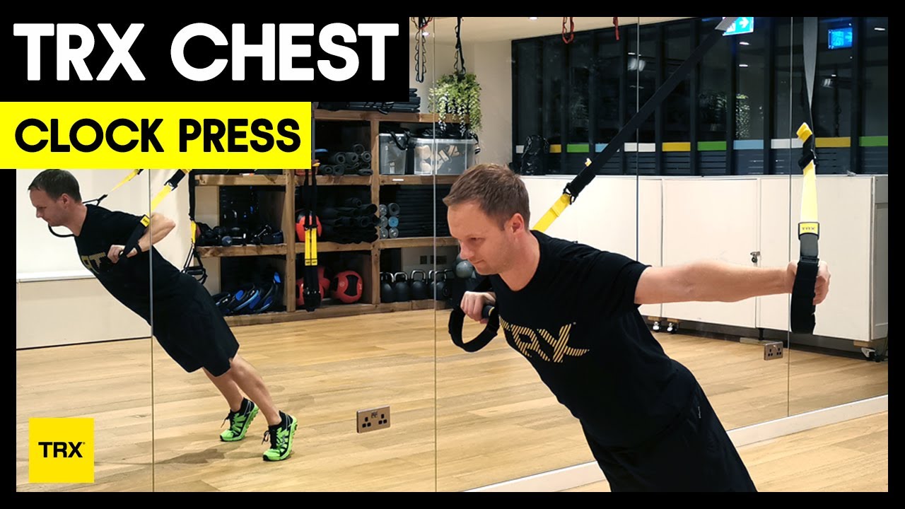 How To TRX Clock Press - YouTube