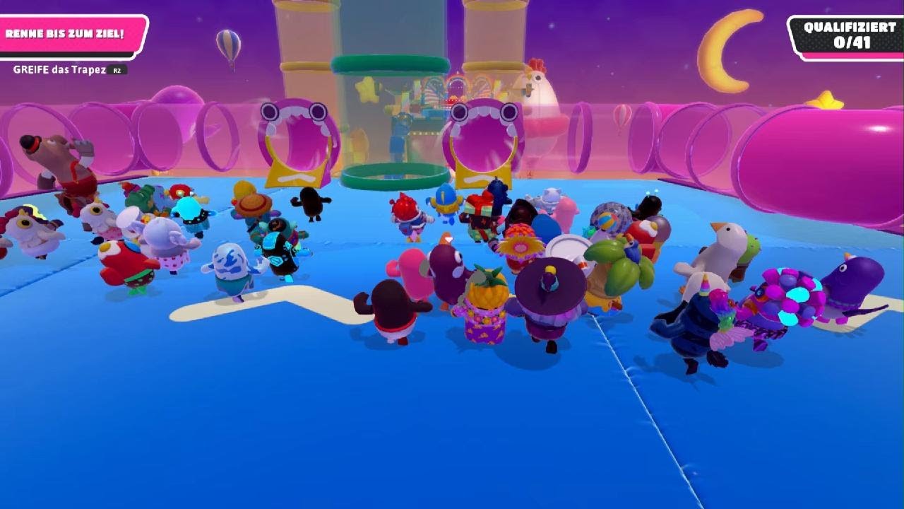 Fall Guys: Penguins climbed Mountain - YouTube