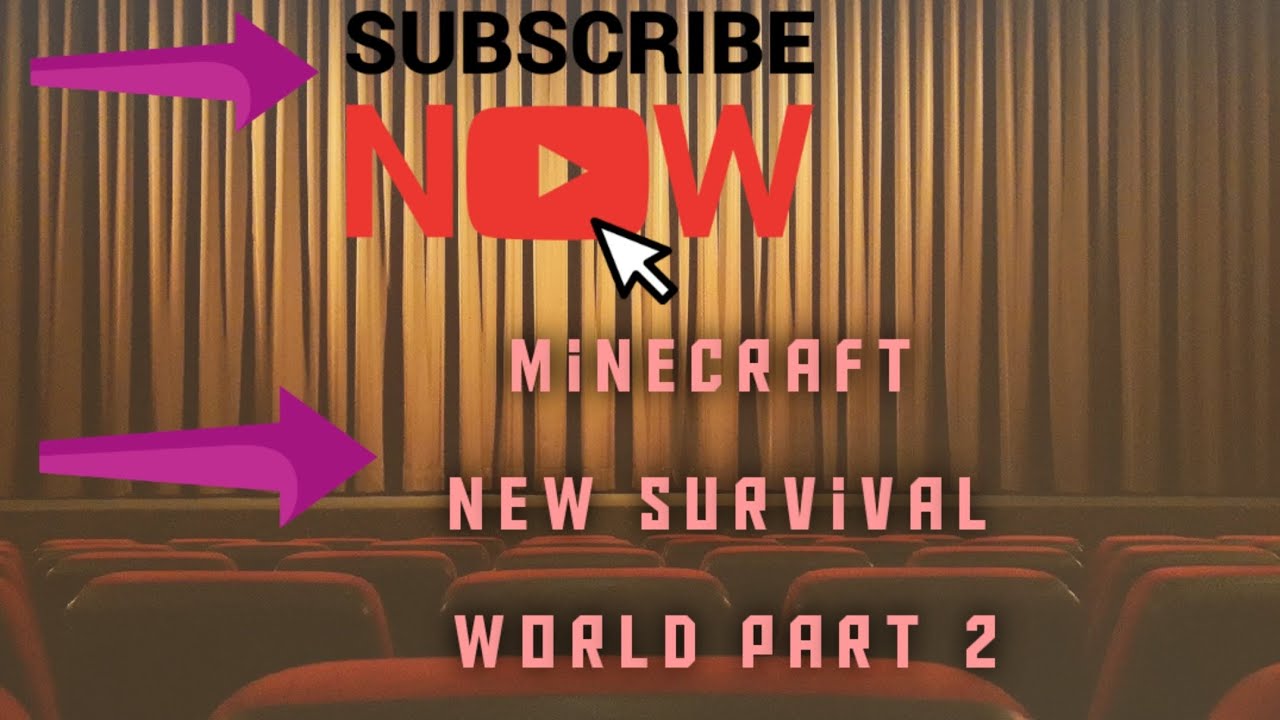 Minecraft new survival world part 2 - YouTube