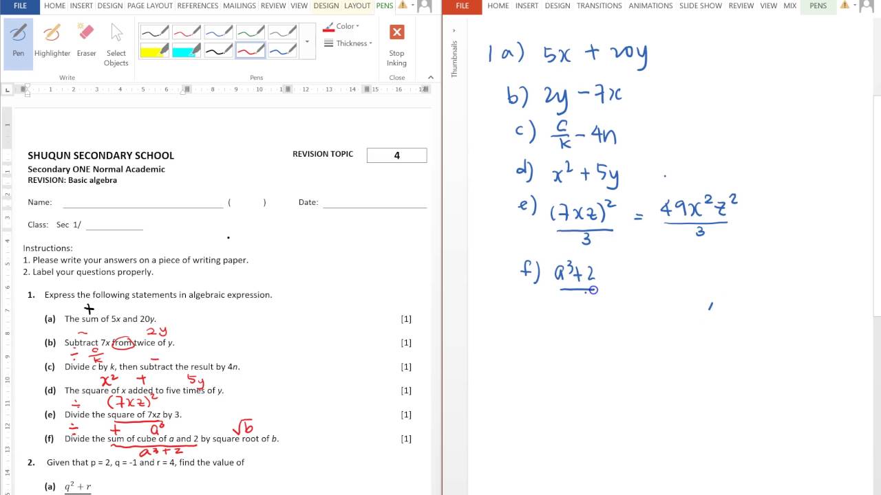 Basic Algebra YouTube basic-algebra-youtube