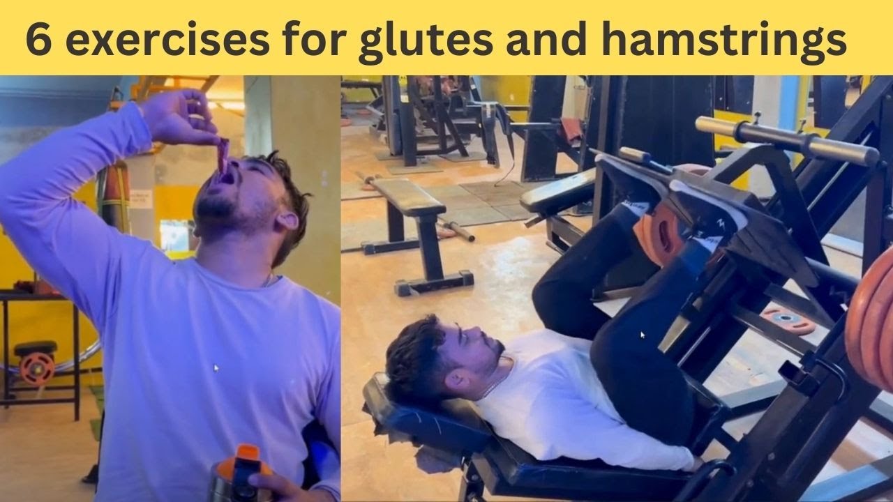 Top 6 exercises for glutes and hamstrings #Umeshbisht - YouTube